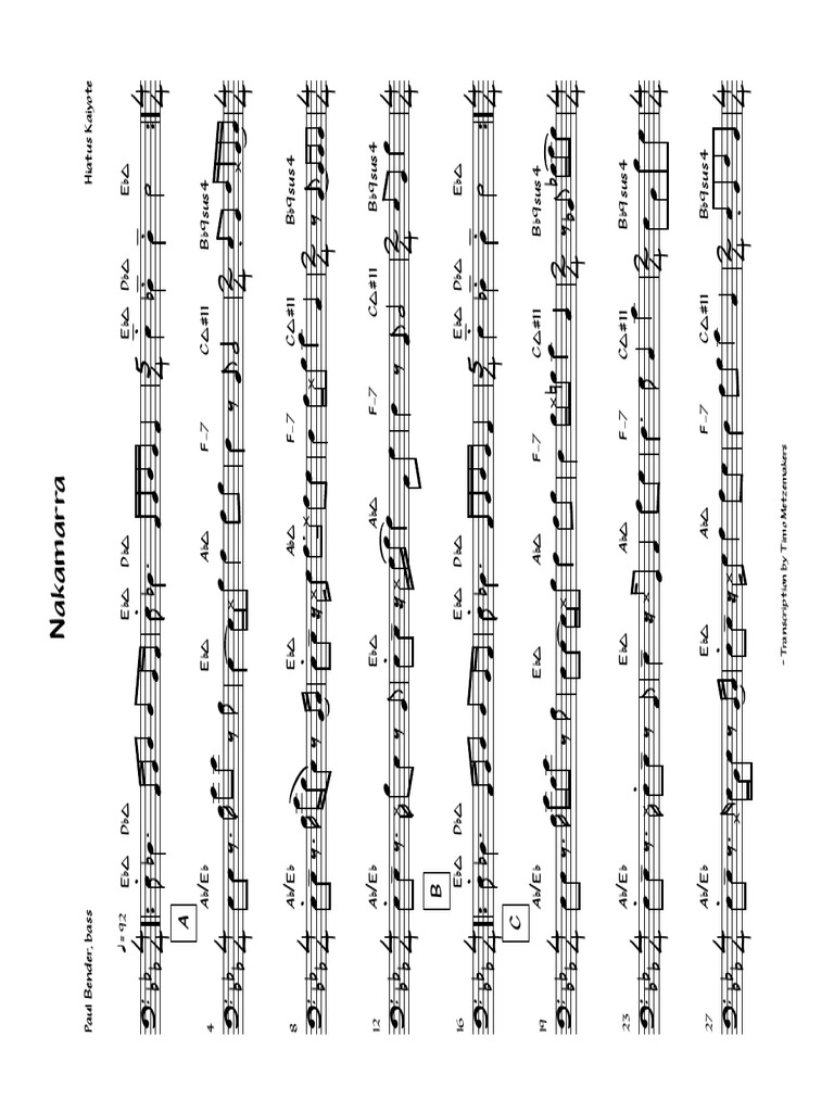 Paul Bender Nakamarra | PDF | Musical Groups
