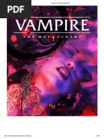 Vampire The Masquerade 5th | PDF | Vampires