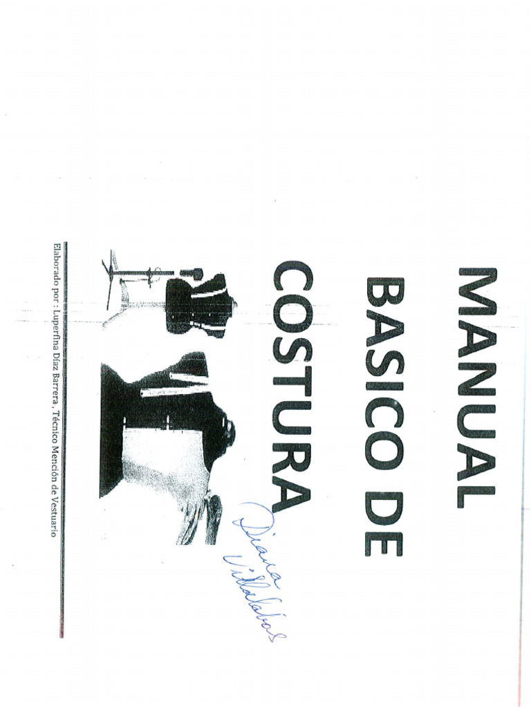 Manual Basico de Costuras | PDF