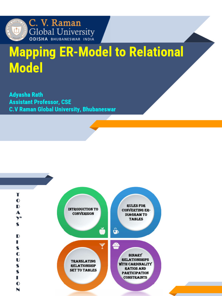 Mapping of ER Diagram To Relational Model | PDF | Relational Model ...