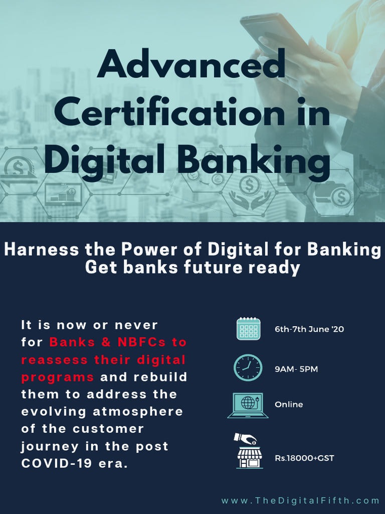 Advanced Digital Banking Certification | PDF | Banks | Financial Technology
