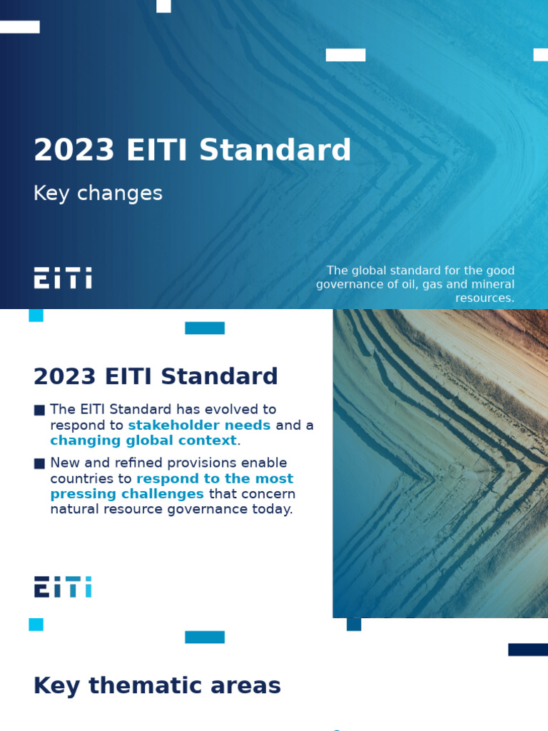 2023 EITI Standard Overview | PDF | Economies