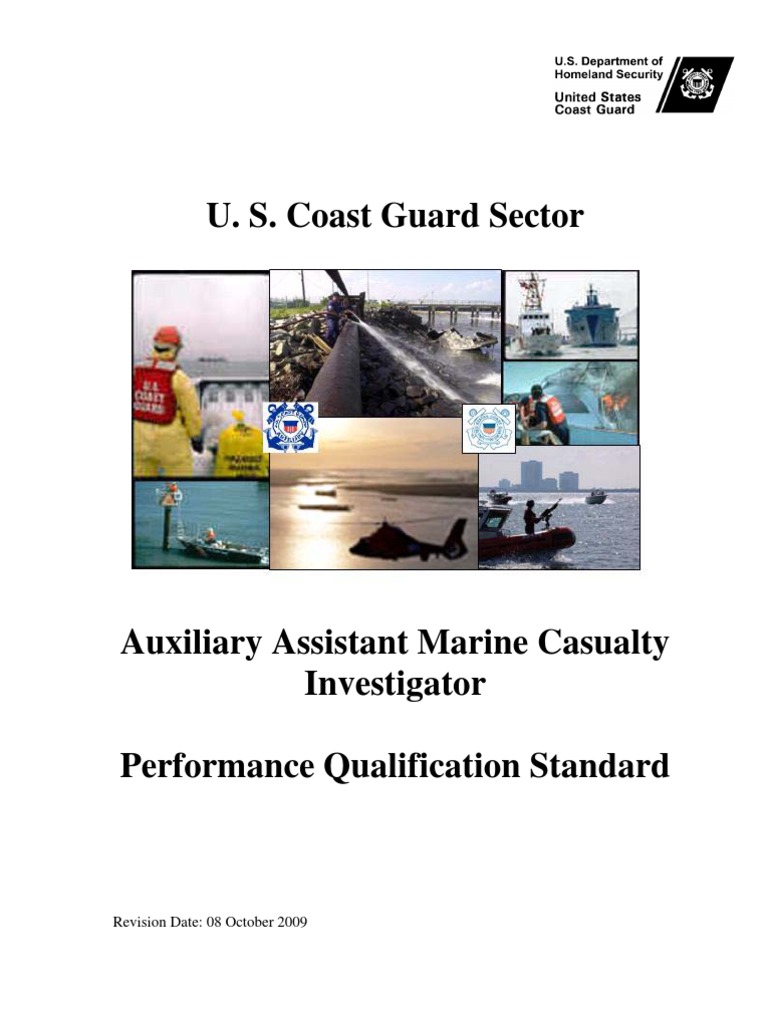 U. S. Coast Guard Sector: Revision Date: 08 October 2009 | PDF | Water ...