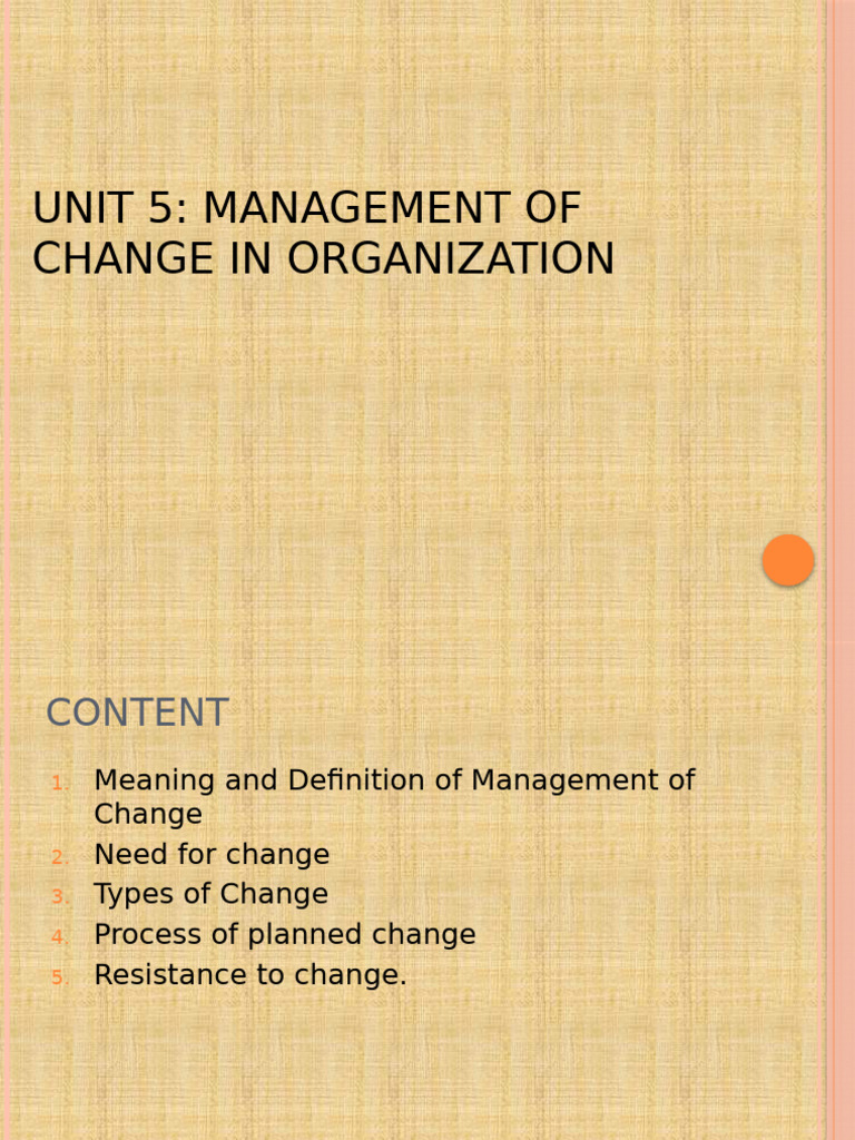 Managing Organizational Change Effectively | PDF