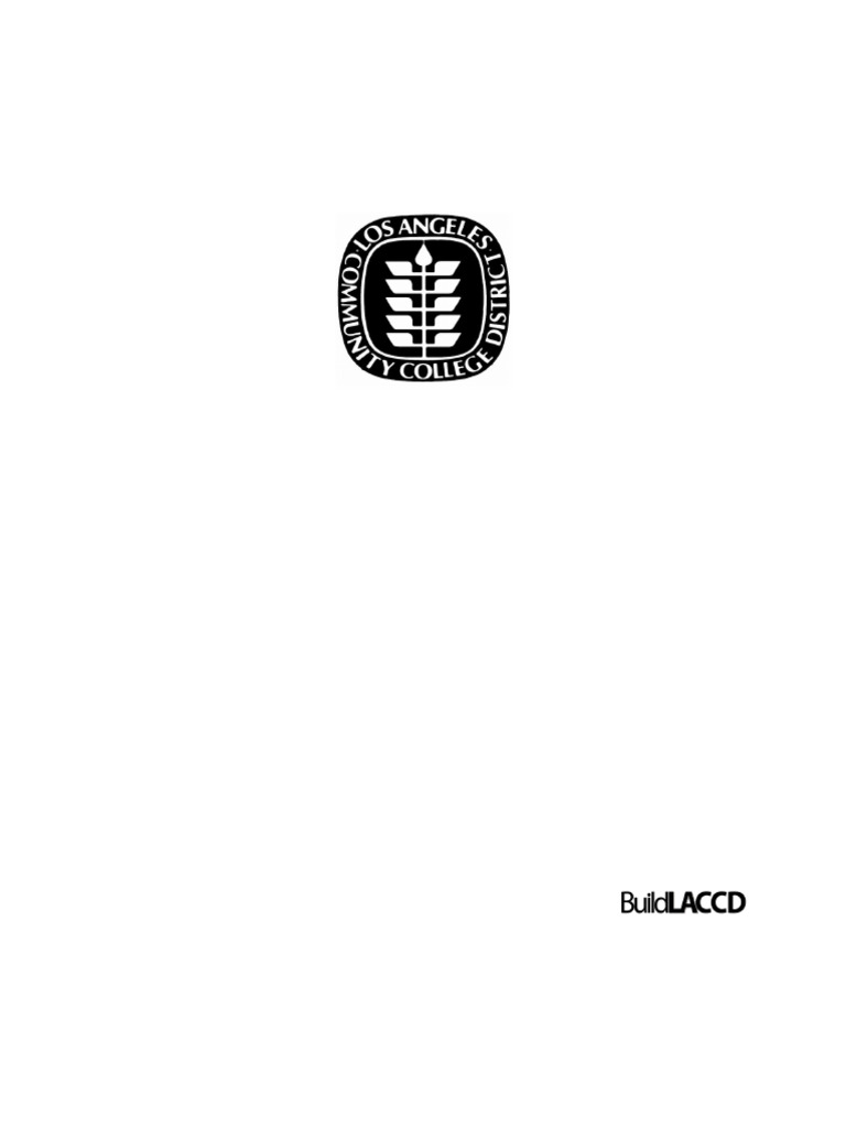 STD1 LACCD Building Bim Design Bid Build | PDF | Building Information Modeling | Autodesk Revit