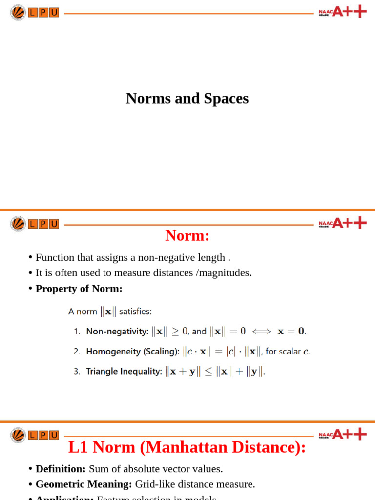 Norms and Space | PDF