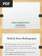 Sinuses Positioning Chart | PDF | Skull | Human Nose