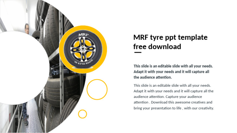 MRF Tyre Presentation Template Download | PDF