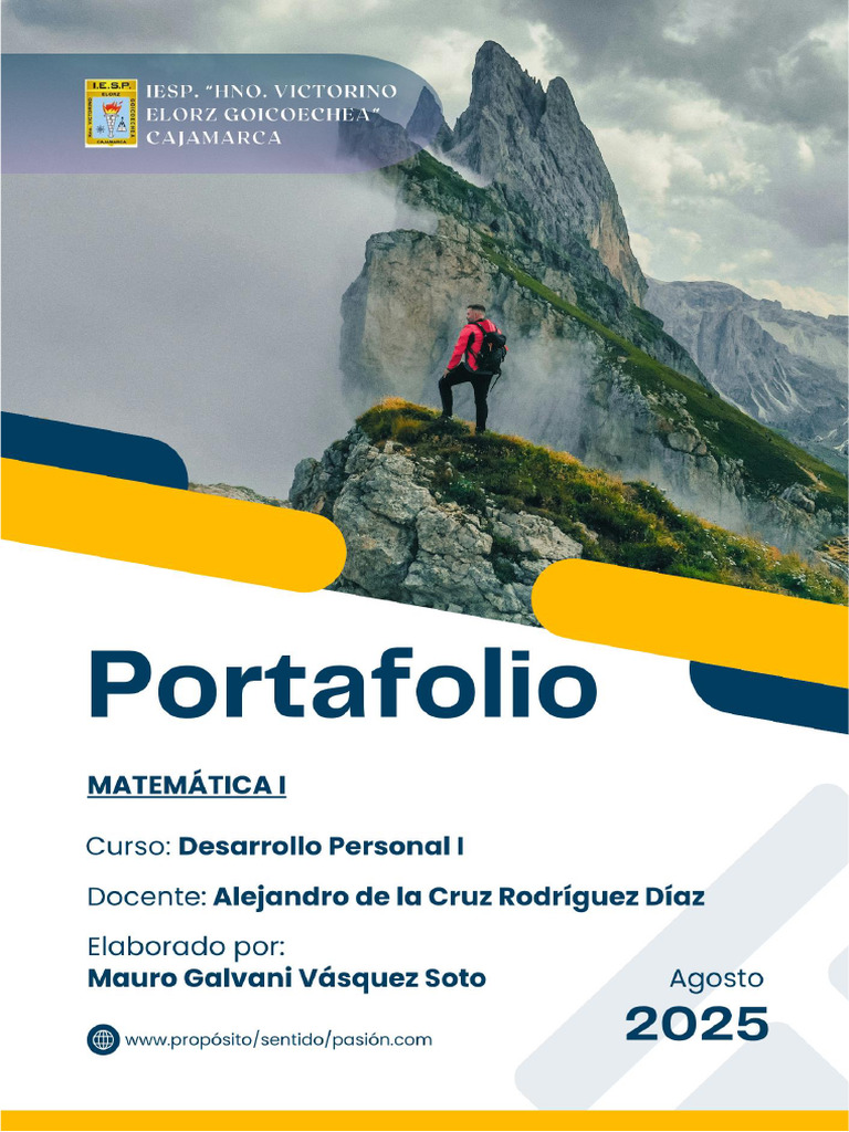 Vásquez Soto Mauro Galvani - Portafolio - Desarrollo Personal I - Mate ...