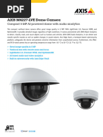 Datasheet Axis p3737 Ple Panoramic Camera en US 413348 (102934) | PDF ...