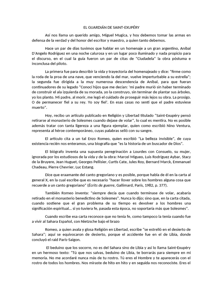 El Guardián de Saint | PDF