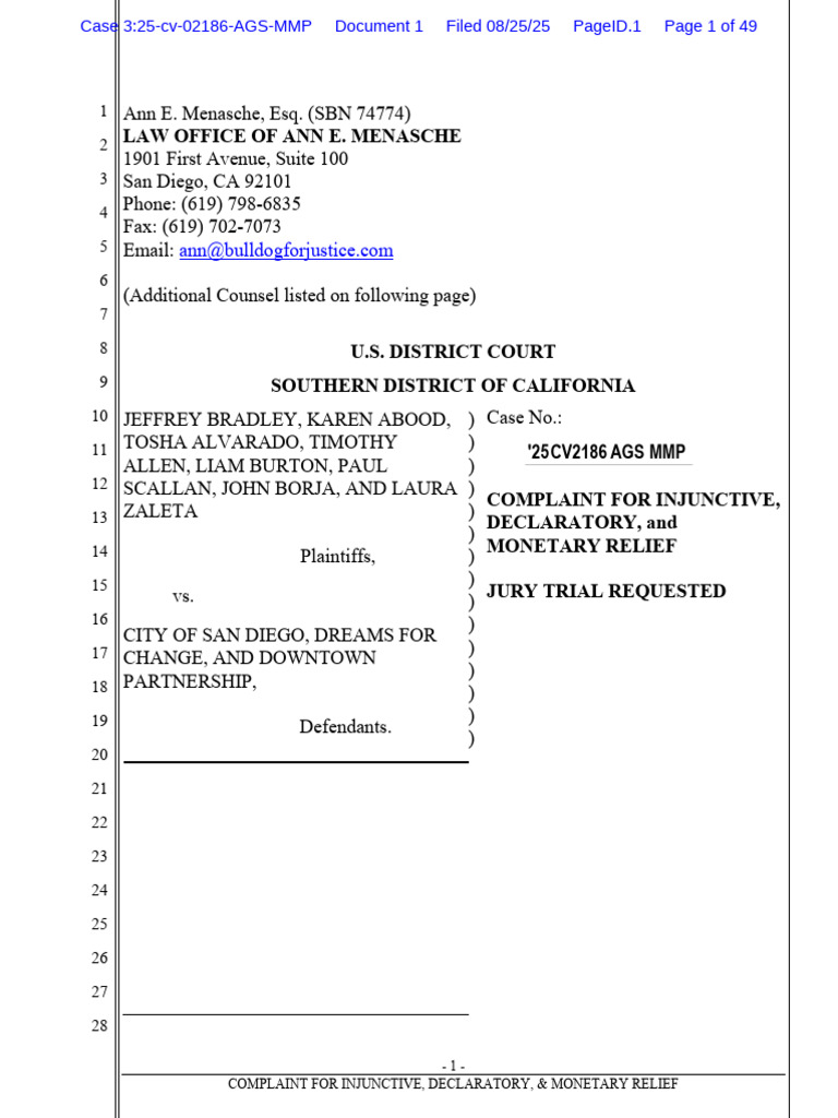 Safe Sleeping Site Lawsuit | PDF | Americans With Disabilities Act Of 1990 | Homelessness