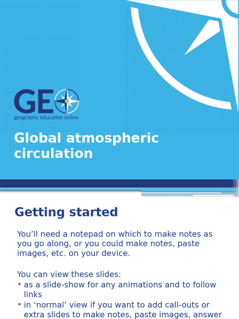 Understanding Global Atmospheric Circulation | PDF | Atmospheric ...