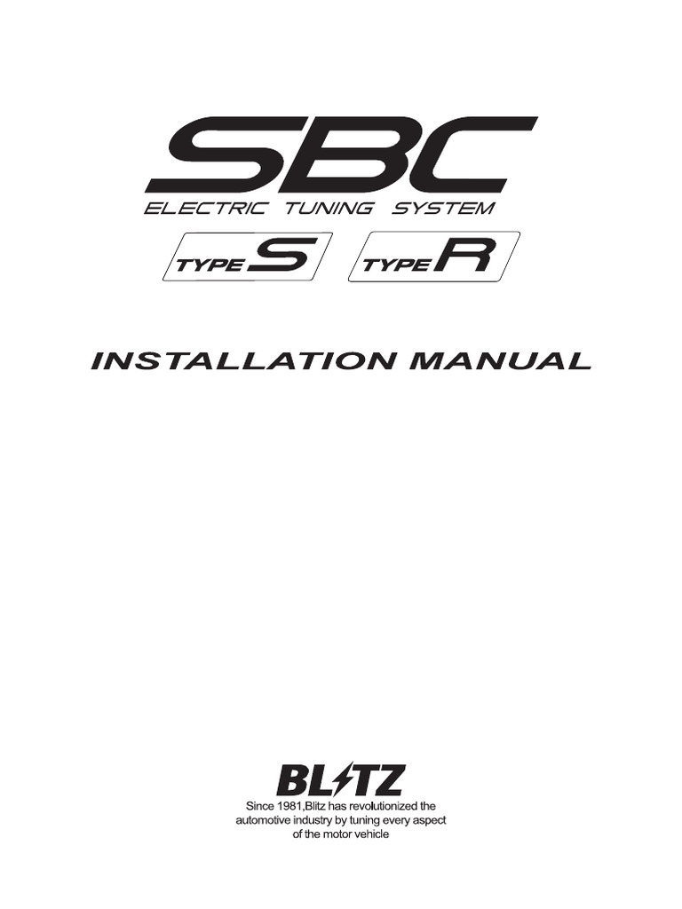 Boost Controller Installation Manual | PDF | Turbocharger | Engines