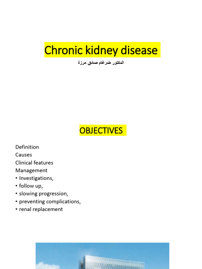 Understanding Chronic Kidney Disease | PDF | Chronic Kidney Disease ...