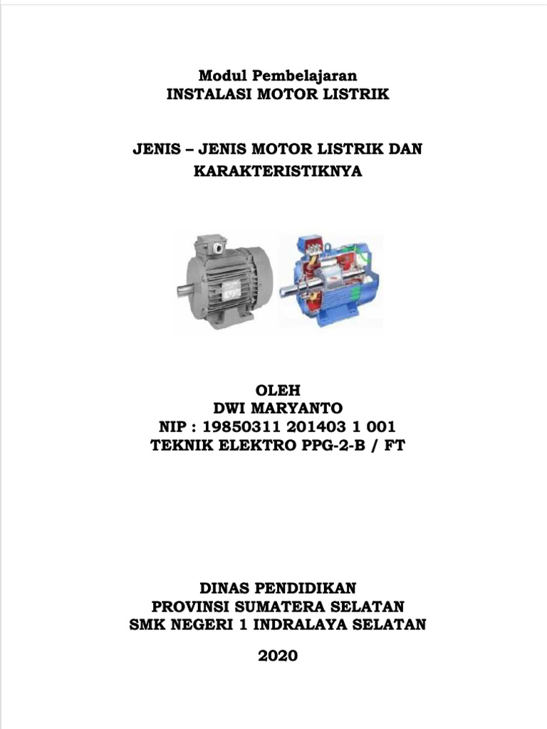 pdf-02-modul-kd-31-karakteristik-dan-jenis-motor-listrik_compress | PDF