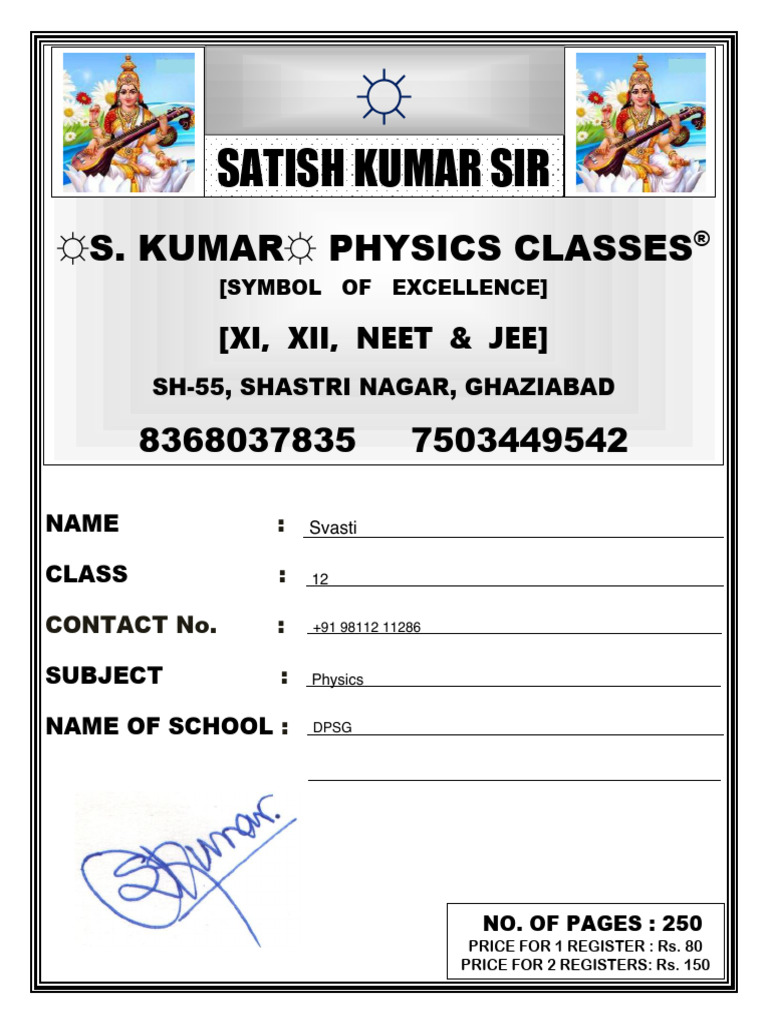 65 GSM Plain Paper A4 Size Register | PDF