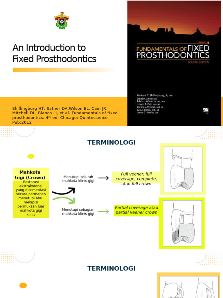 An Introduction To Fixed Prosthodontics | PDF