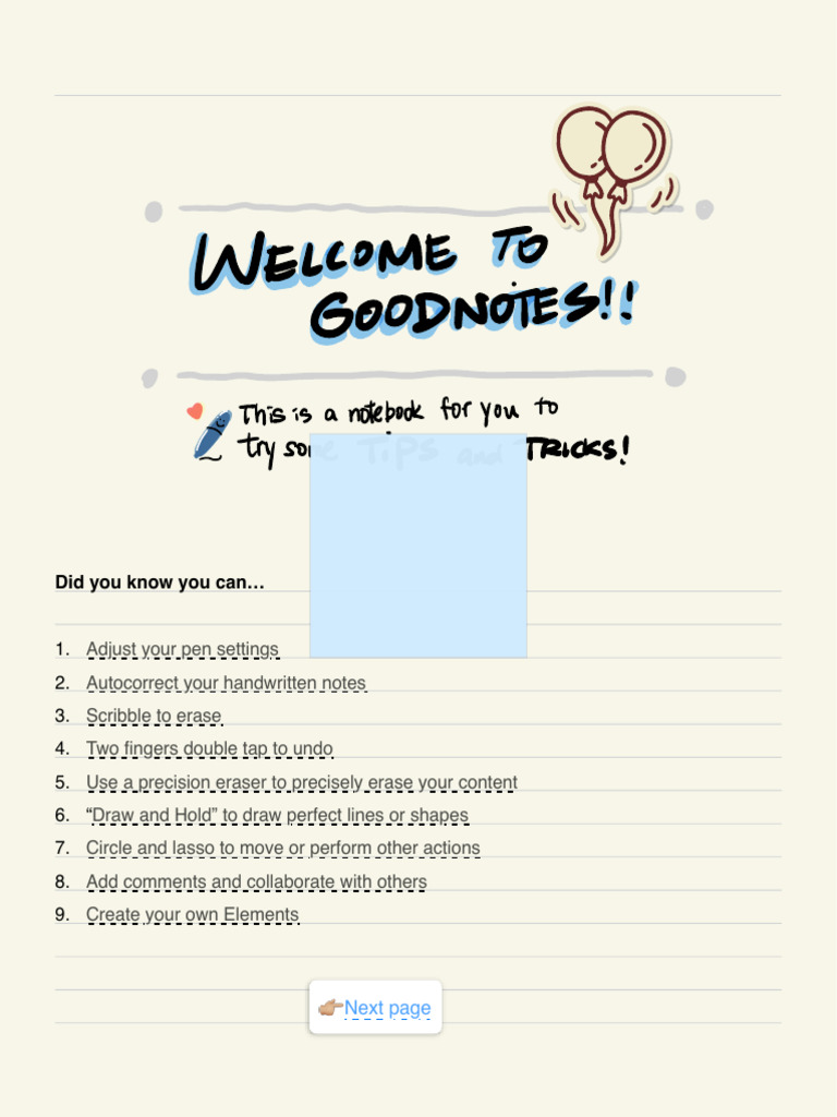GoodNotes Tips for Effective Use | PDF