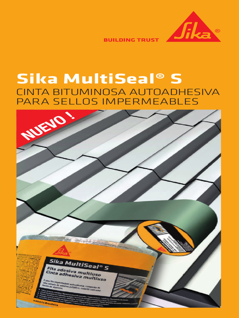 Volante Sika MultiSeal® S | PDF | Albañilería | Ingeniería de Edificación