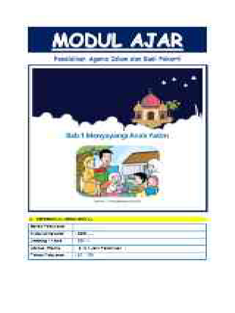 Modul Ajar Pai5 2025-2026 Genap | PDF