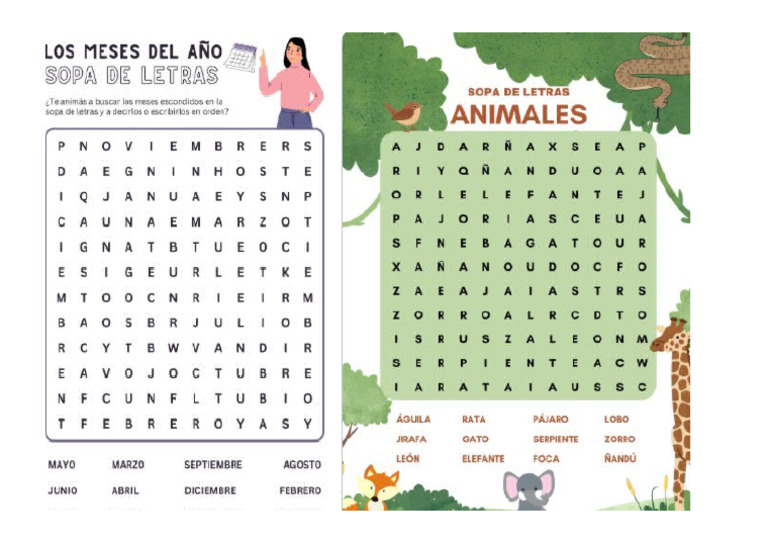 Sopas de Letras | PDF