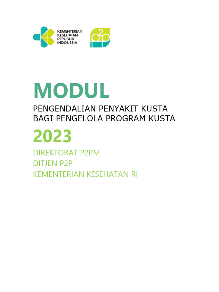 Modul Pelatihan Kusta 2023 | PDF