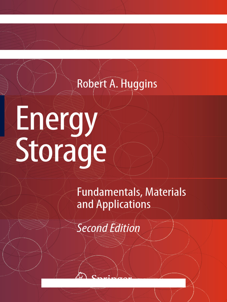 Energy Storage (Fundamentals, Materials and Applications) (2nd Edition) Huggins | PDF | Coal ...