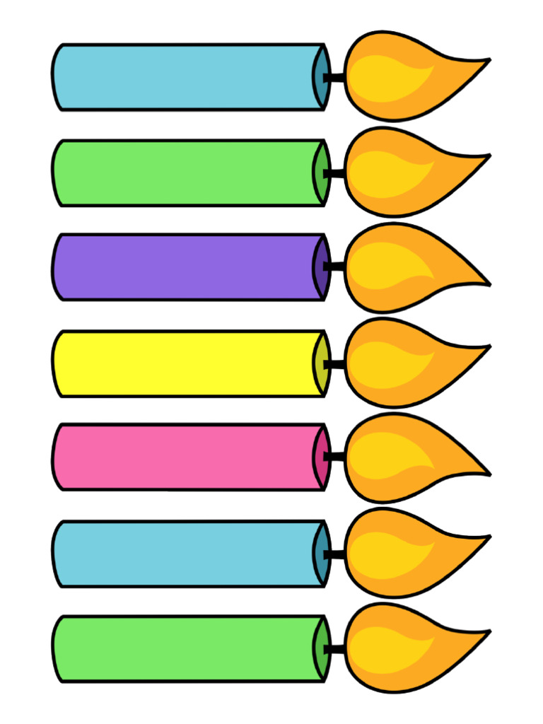 9 Non Editable Small Candles PDF | PDF