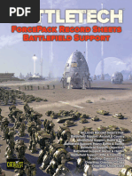 Battle Armor Record Sheet Template | PDF | Armoured Fighting Vehicles ...