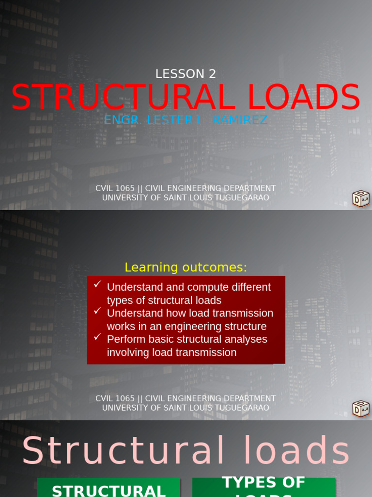 Lesson 2 - Structural Loads | PDF | Structural Load | Structural Analysis