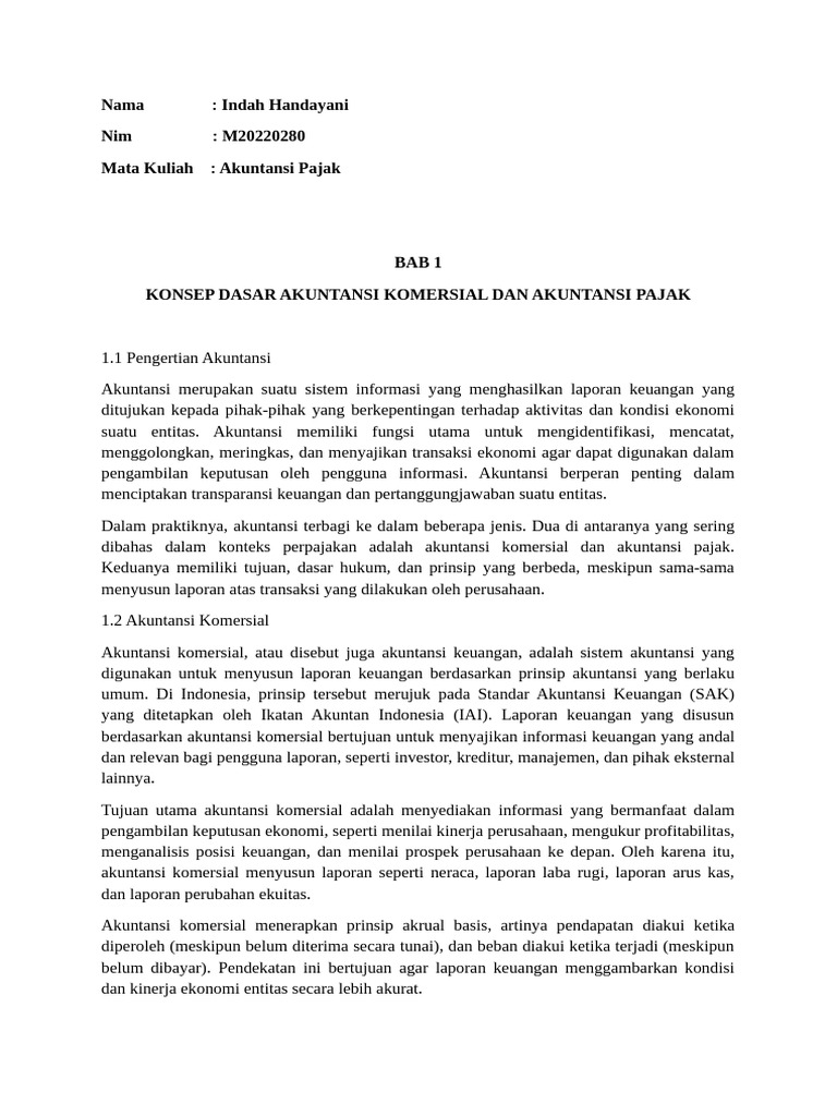 Resume Bab 1-7 Akuntasi Pajak | PDF