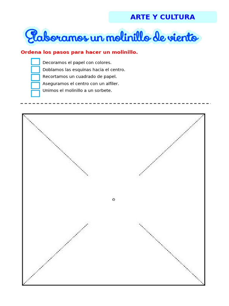 Elaboramos Un Molinillo AYC FICHA | PDF