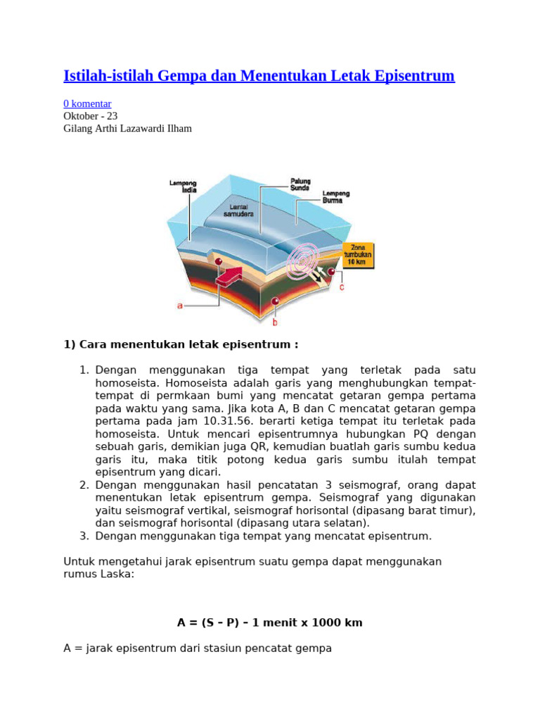 Memahami Homoseista dalam Seismologi | PDF