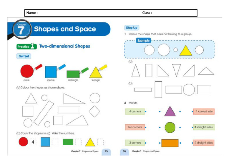 WS Maths 2D Shapes | PDF