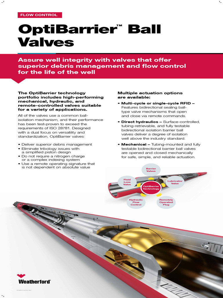 OptiBarrier Valve Technology Overview | PDF | Valve | Machines