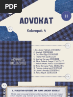 Uu Advokat & Kode Etik Advokat Indonesia | PDF