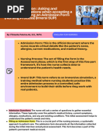 Hospital Admission Checklist Guide | PDF | Hospital | Surgery