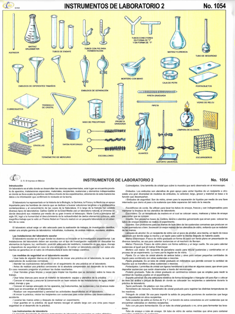 Instrumentos de Laboratorio 2-1 | PDF