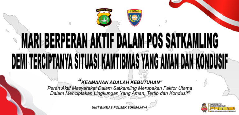 Spanduk Peran Aktif Poskamling | PDF