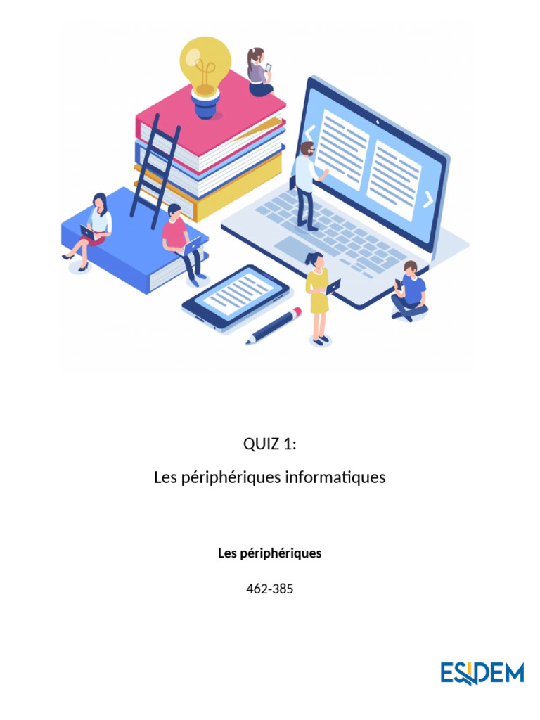 Quiz sur les Périphériques Informatiques | PDF