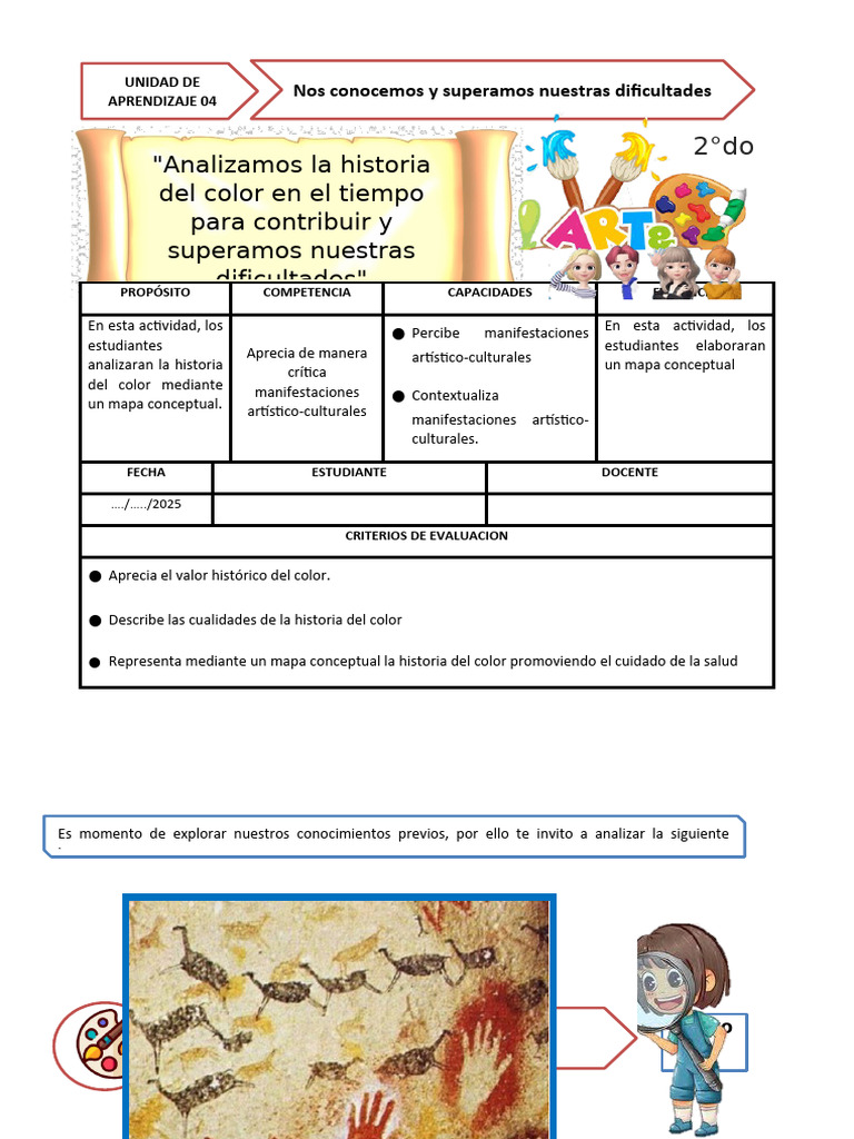 Historia del Color y su Valor Cultural | PDF | Color | Arte roquero