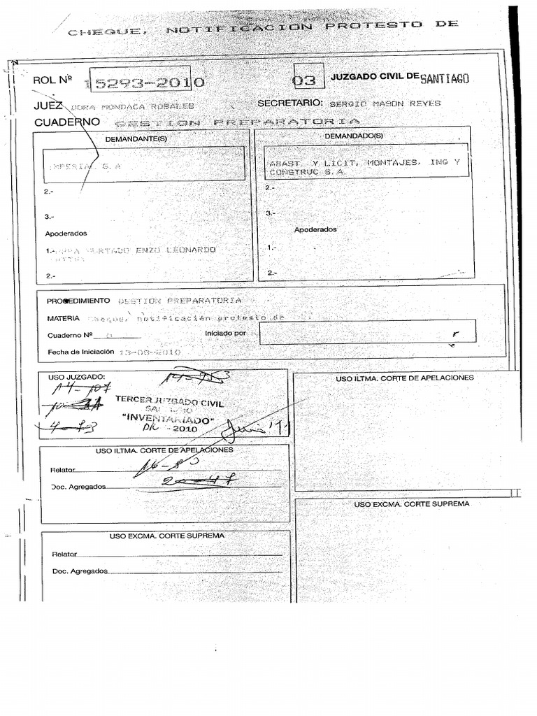 Gesti N Preparatoria y Cuaderno Ejecutivo Con Excepciones | PDF