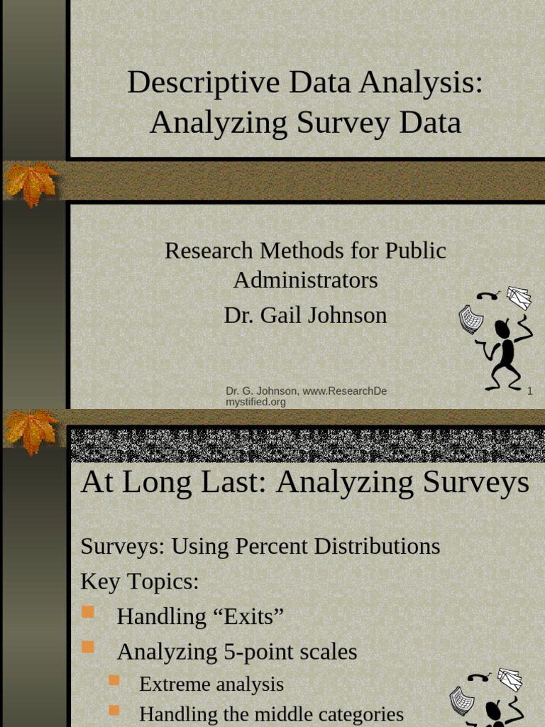 CH 12 Analyzing Survey Data | PDF
