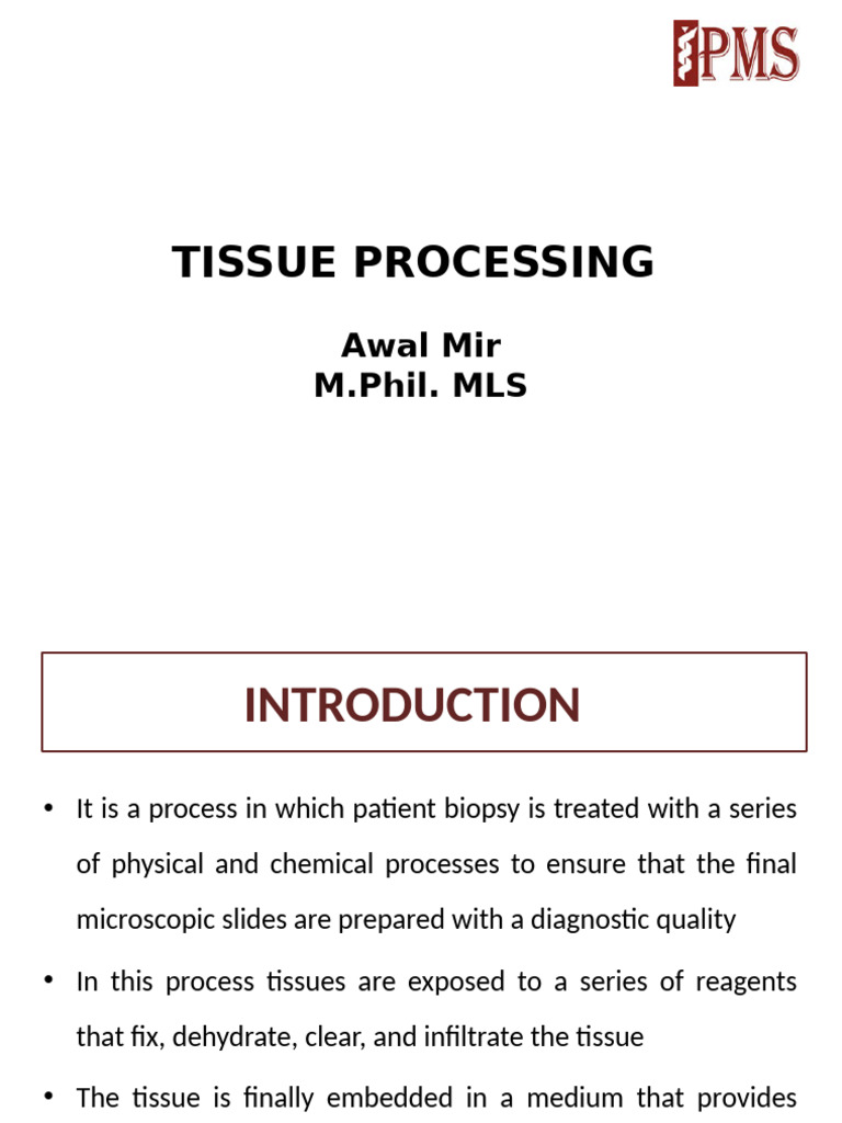 Lec-6 Tissue Processing | PDF | Fixation (Histology) | Wax