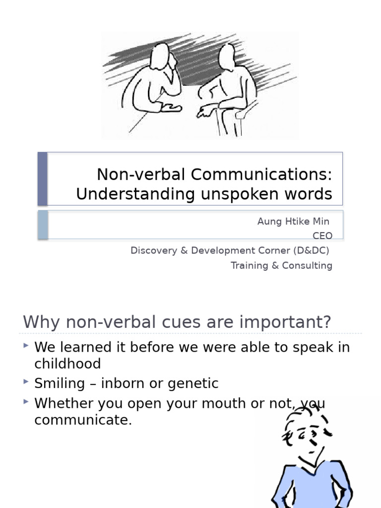 Non-Verbal Communications AHM | PDF | Nonverbal Communication | Body ...