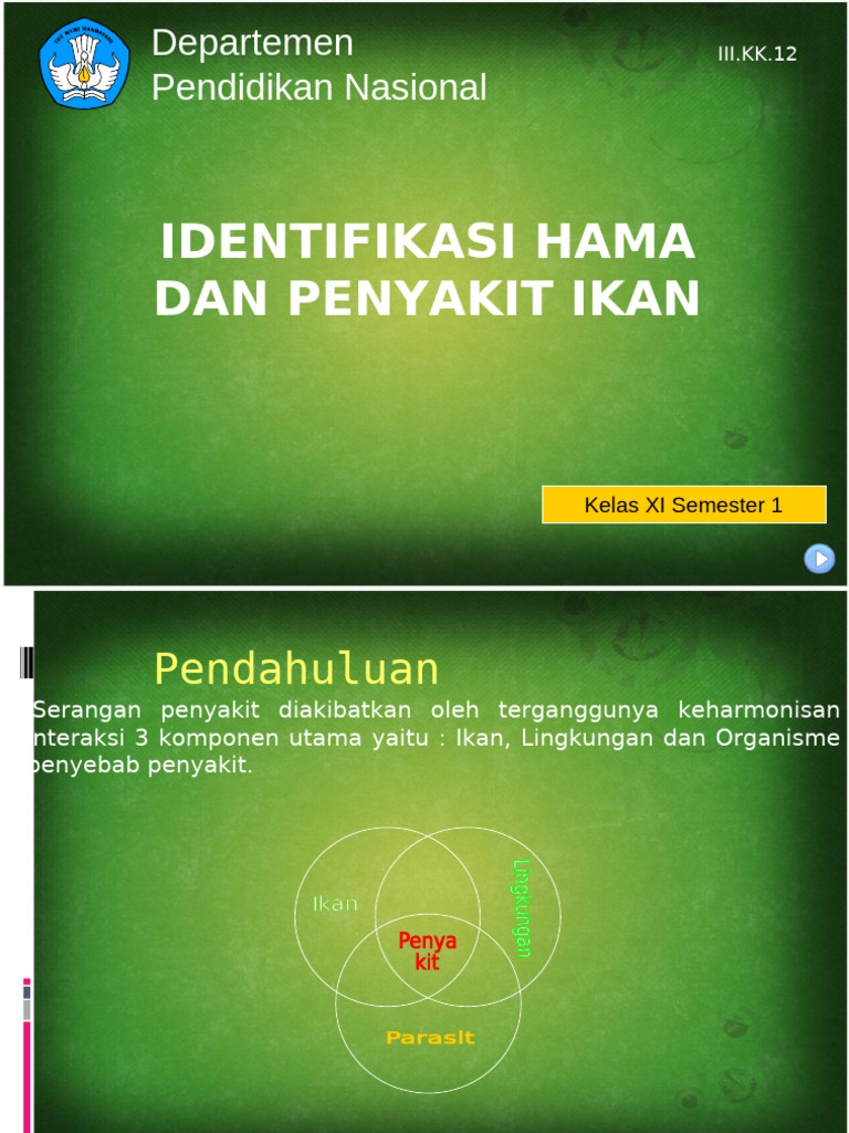 Identifikasi Hama dan Penyakit Ikan | PDF