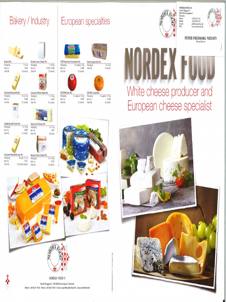 Nordex Food Brochure | PDF