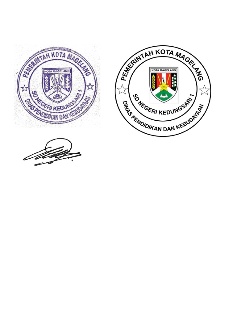 Stempel TTD Baru Bu Srini | PDF