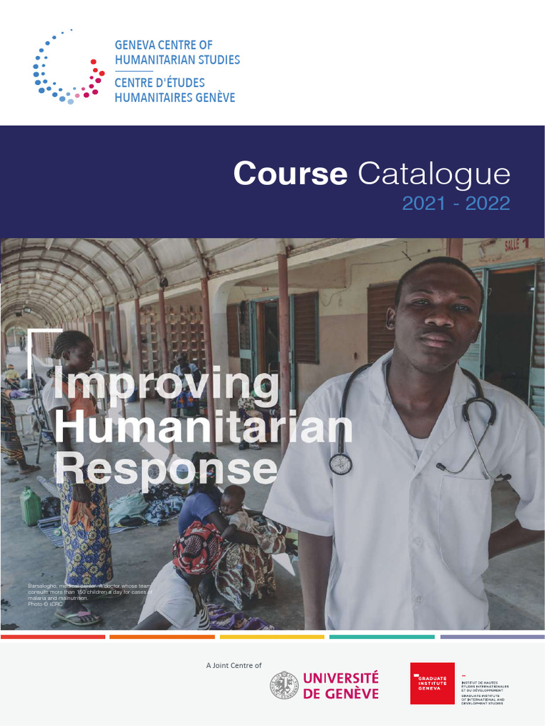 Geneva Centre of Humanitarian Studies Course Catalogue 2021 2022 | PDF ...